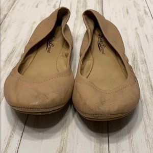 Lucky Brand | Shoes | Sz 636 Lucky Brand Emmie Leather Ballet Flat ...